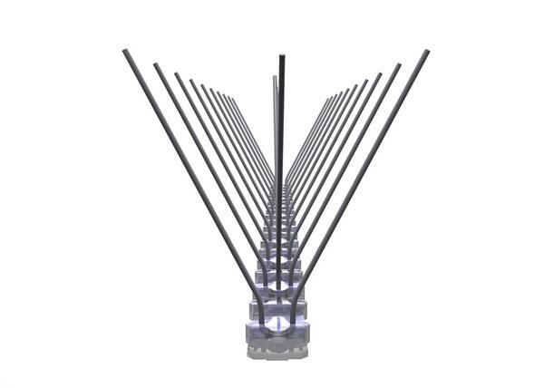 Køb IDPP3 Polycarbonat og rustfri pigge, beskyttelses bredde 120 mm ...